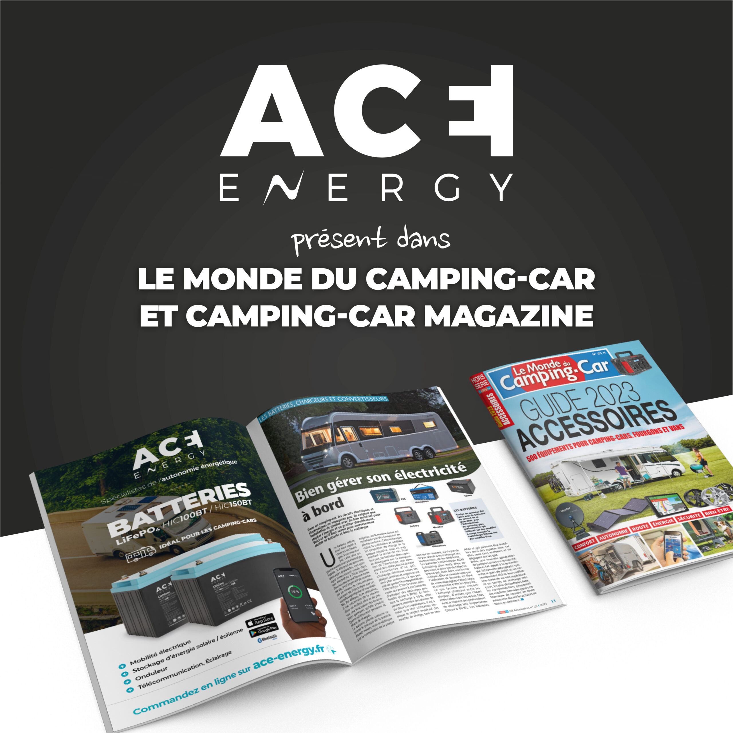 ACE Energy est présent dans 2 Hors Séries : Guide 2023 des accessoires ! - ACE Energy